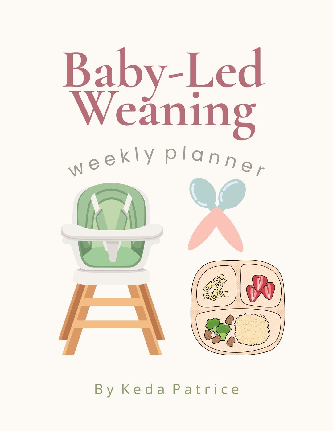 Baby-led Weaning Weekly Planner - Etsy