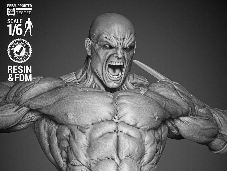 Guardians of the Galaxy Drax Comic Style Stl File for 3d Printing - Etsy