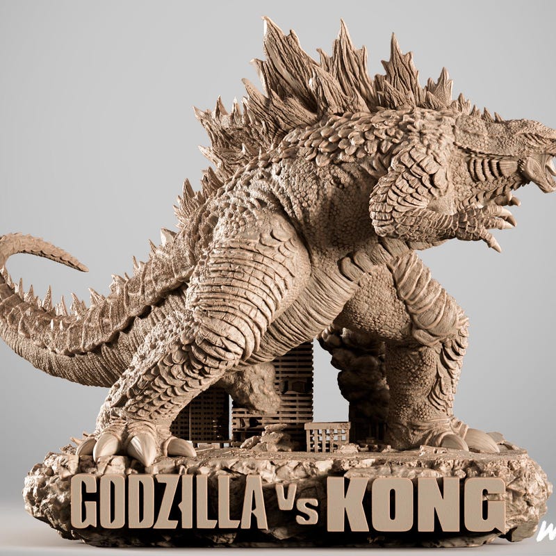 Godzilla Resin Print Stl - Etsy