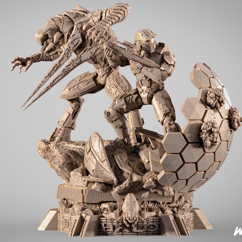 3d Halo Figurines - Etsy