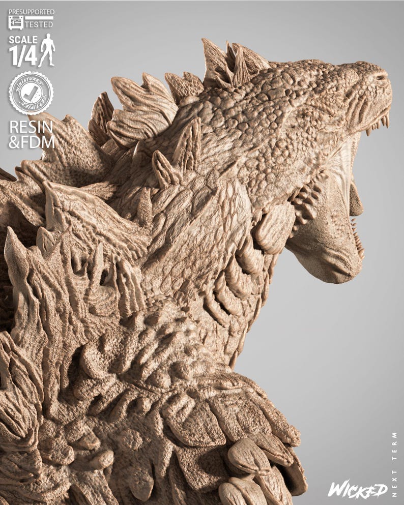 Godzilla Vs Kong Diorama - STL Model for Resin Printing - Etsy