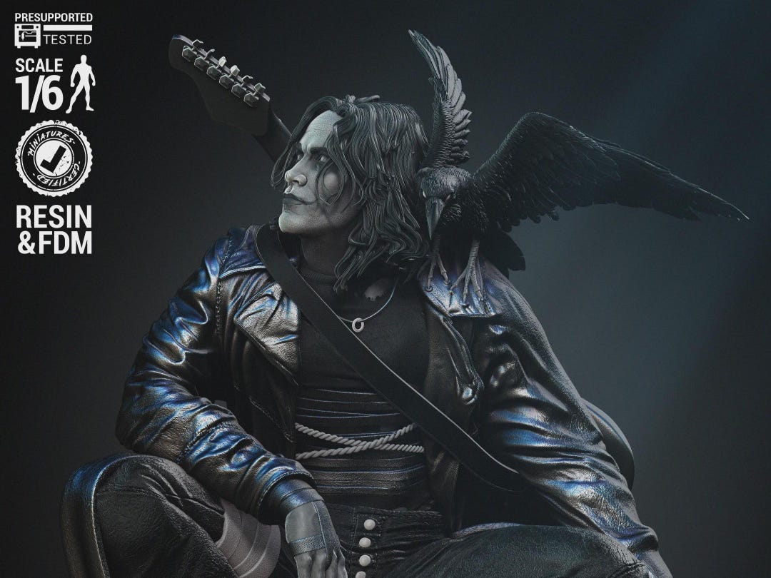 The Crow Stl File for 3d Printing - Etsy UK