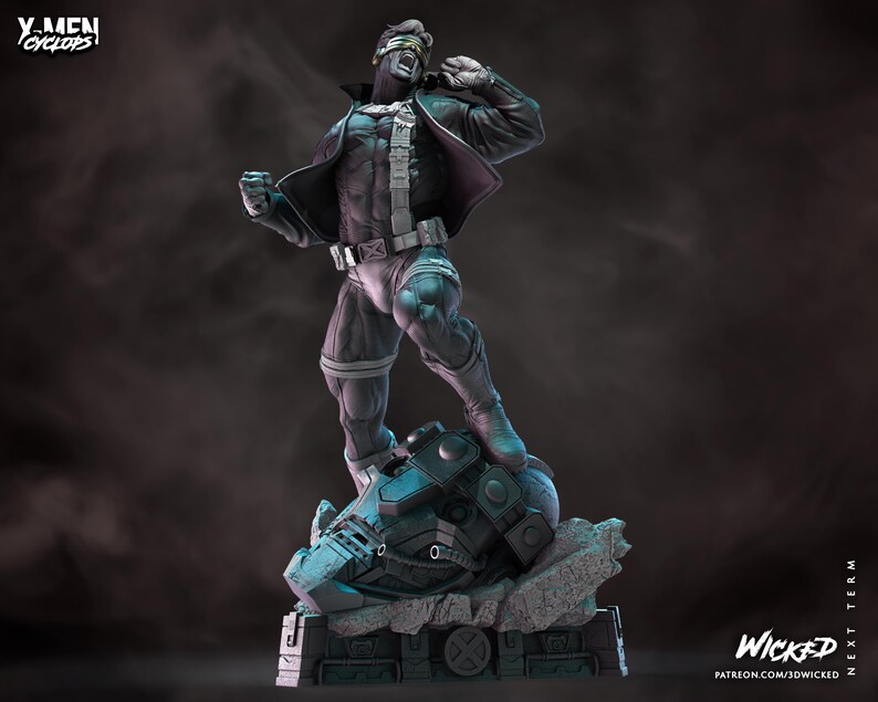X-men Cyclops Comic Style Stl File for 3d Printing - Etsy
