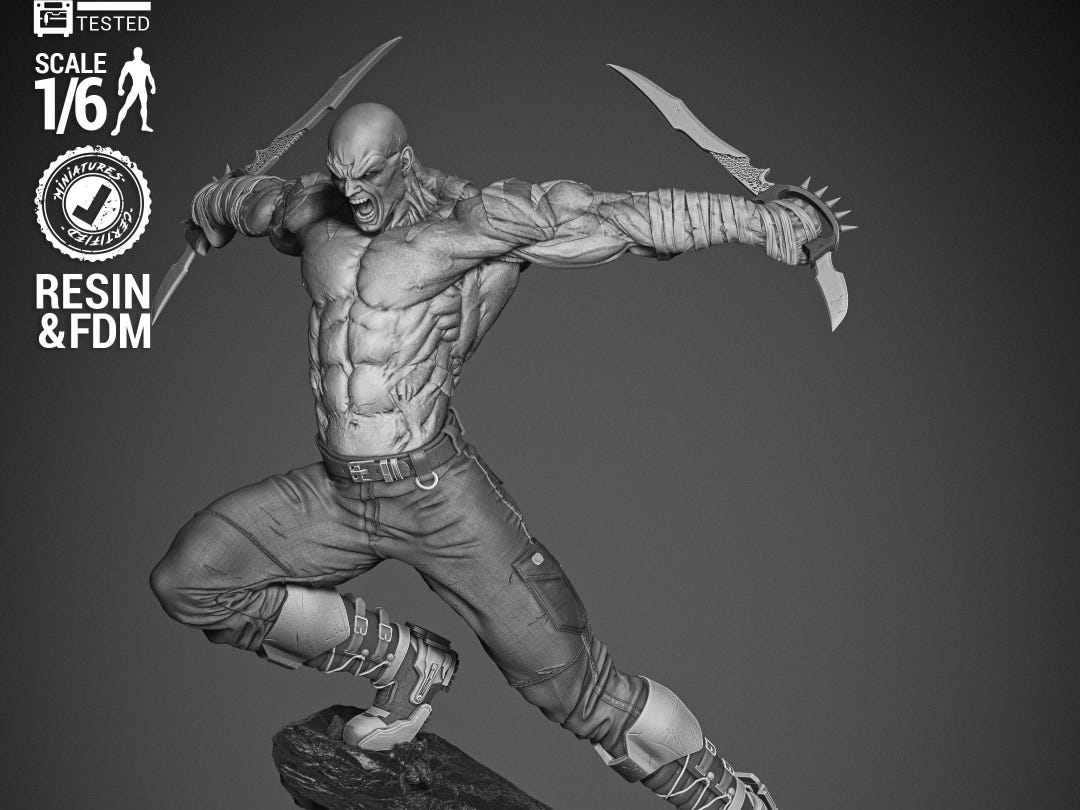 Guardians of the Galaxy Drax Comic Style Stl File for 3d Printing - Etsy
