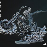 Ghost Rider: Tested and Ready for 3D Printing - Etsy
