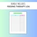 Feeding Therapy Printable Bundle: Picky Eating Visuals & Food Exposure ...
