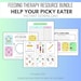 Feeding Therapy Printable Bundle: Picky Eating Visuals & Food Exposure ...