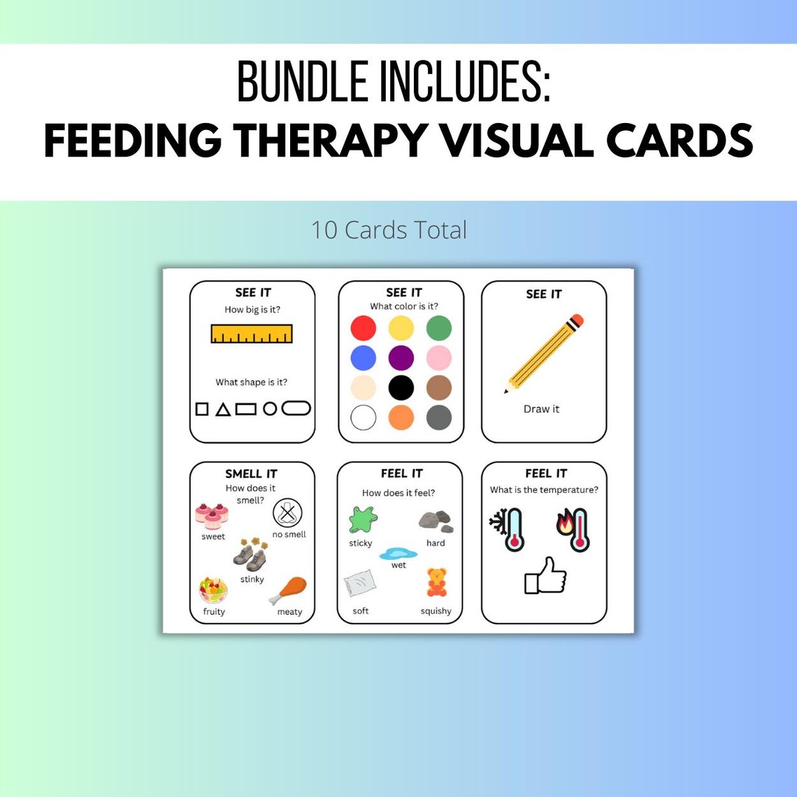 Feeding Therapy Printable Bundle: Picky Eating Visuals & Food Exposure ...