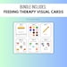 Feeding Therapy Printable Bundle: Picky Eating Visuals & Food Exposure ...