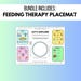 Feeding Therapy Printable Bundle: Picky Eating Visuals & Food Exposure ...