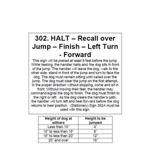 Digital Download of AKC Rally Signs - ALL Levels - With Instructions on ...