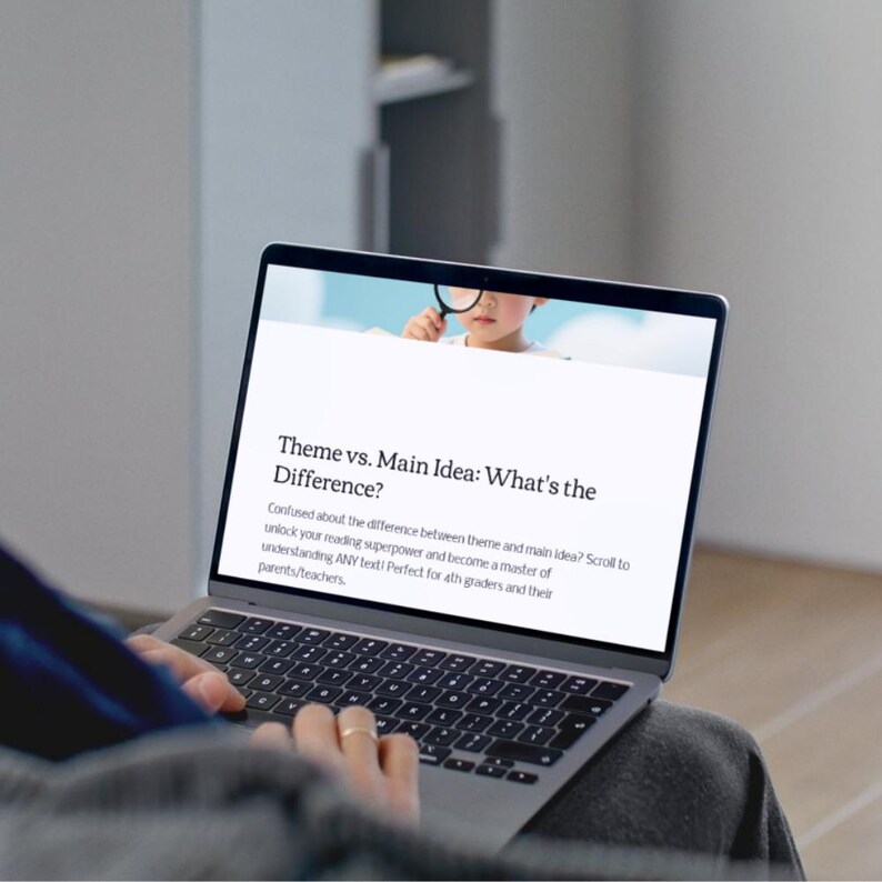 Theme Vs Main Idea Whats the Difference - Etsy