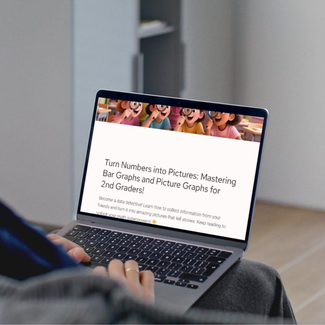 Turn Numbers Into Pictures Mastering Bar Graphs and Picture Graphs for ...