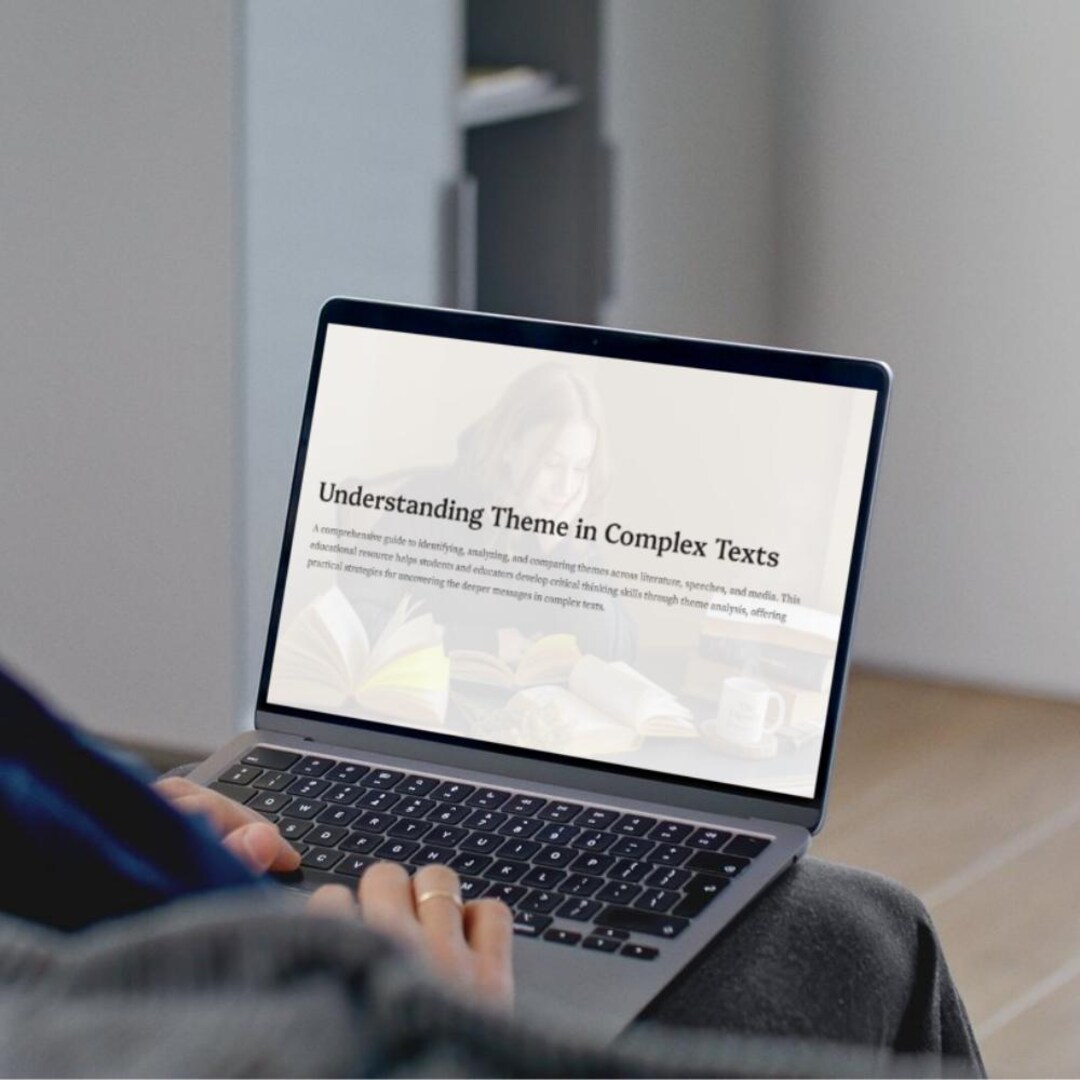 Understanding Theme in Complex Texts - Etsy