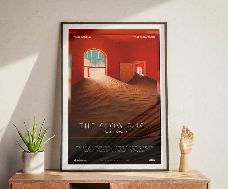Tame Impala Poster | the Slow Rush Poster | Album Poster Prints | Wall ...