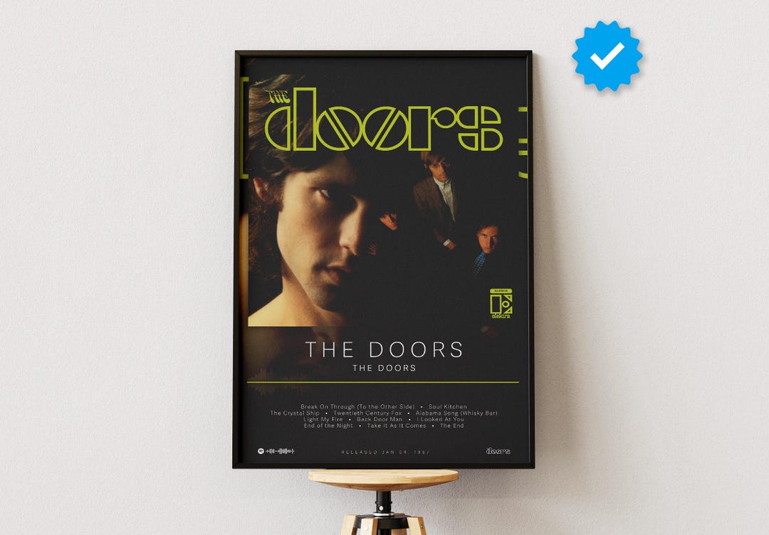 The Doors Poster | the Doors Print | Album Poster Prints | Wall Decor ...