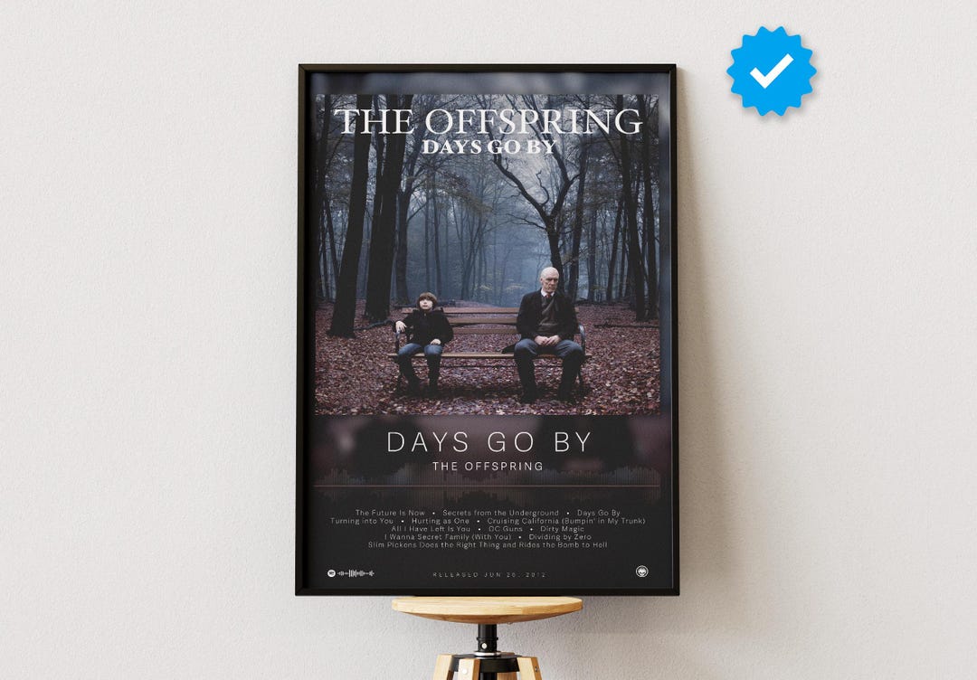 The Offspring Poster | Days Go by Poster | Album Poster Prints | Wall ...