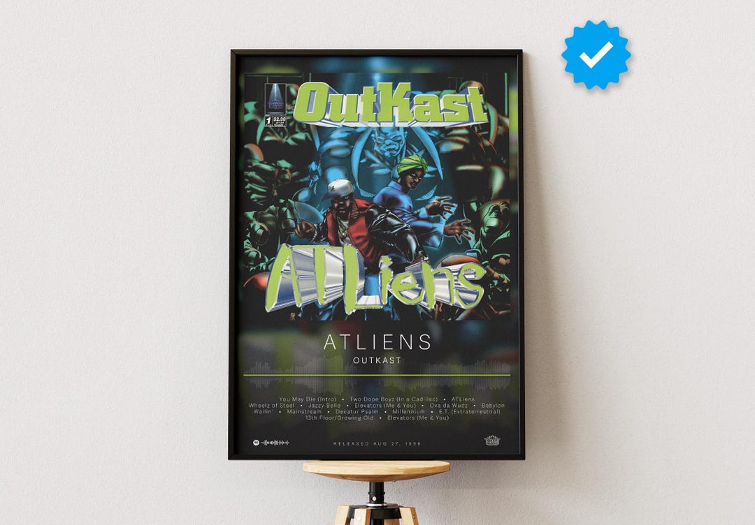 Outkast Poster | Atliens Poster | Album Poster Prints | Wall Decor ...