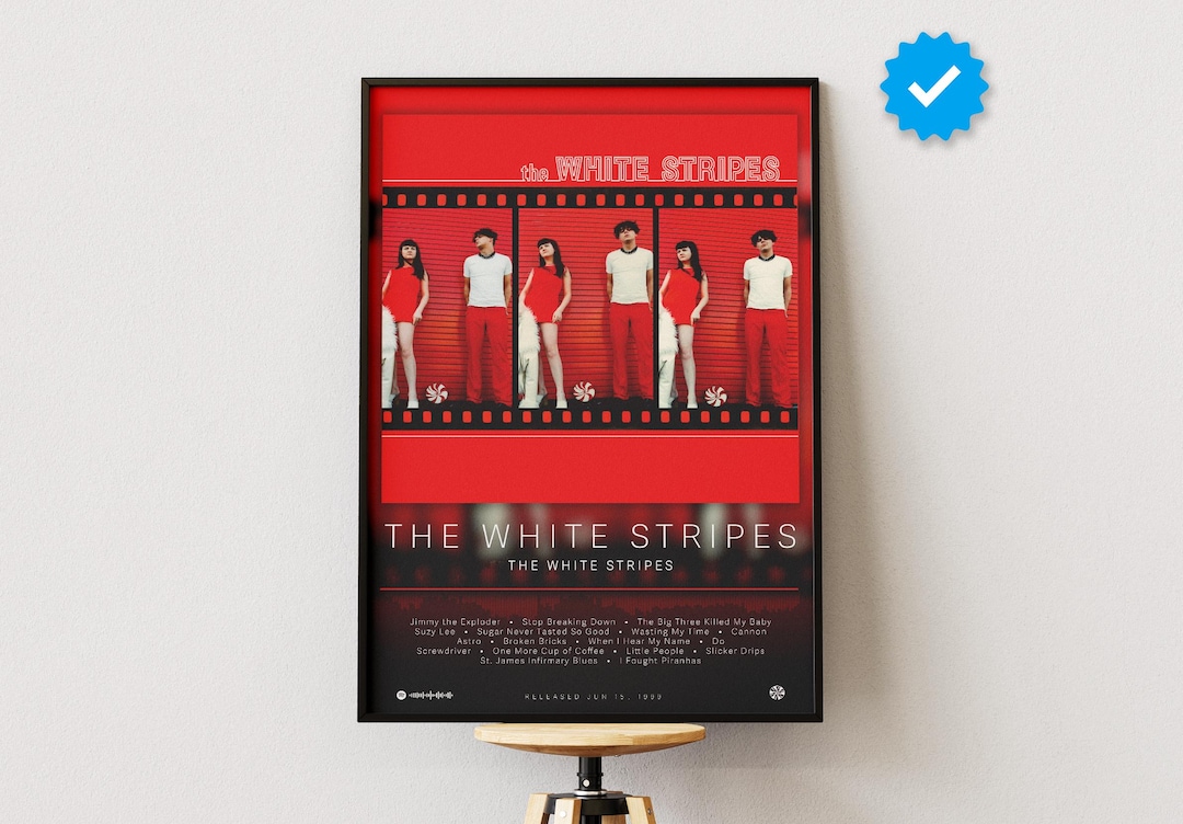 The White Stripes Poster | the White Stripes Print | Album Poster ...