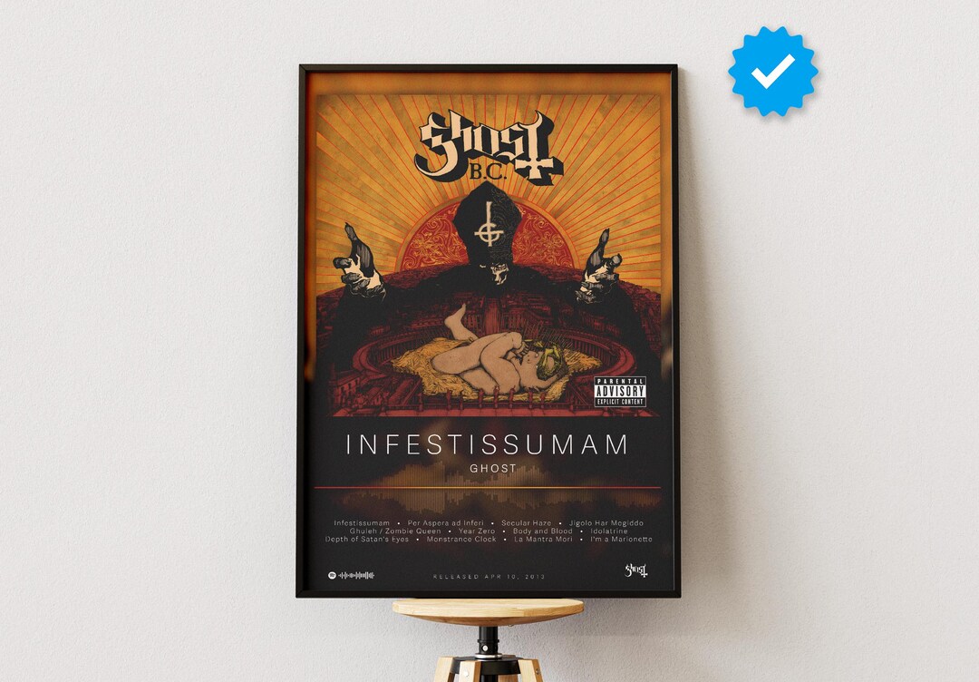 Ghost Poster | Infestissumam Poster | Album Poster Prints | Wall Decor ...
