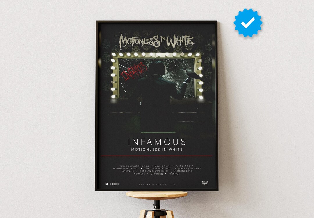 Motionless in White Poster | Infamous Poster | Album Poster Prints ...