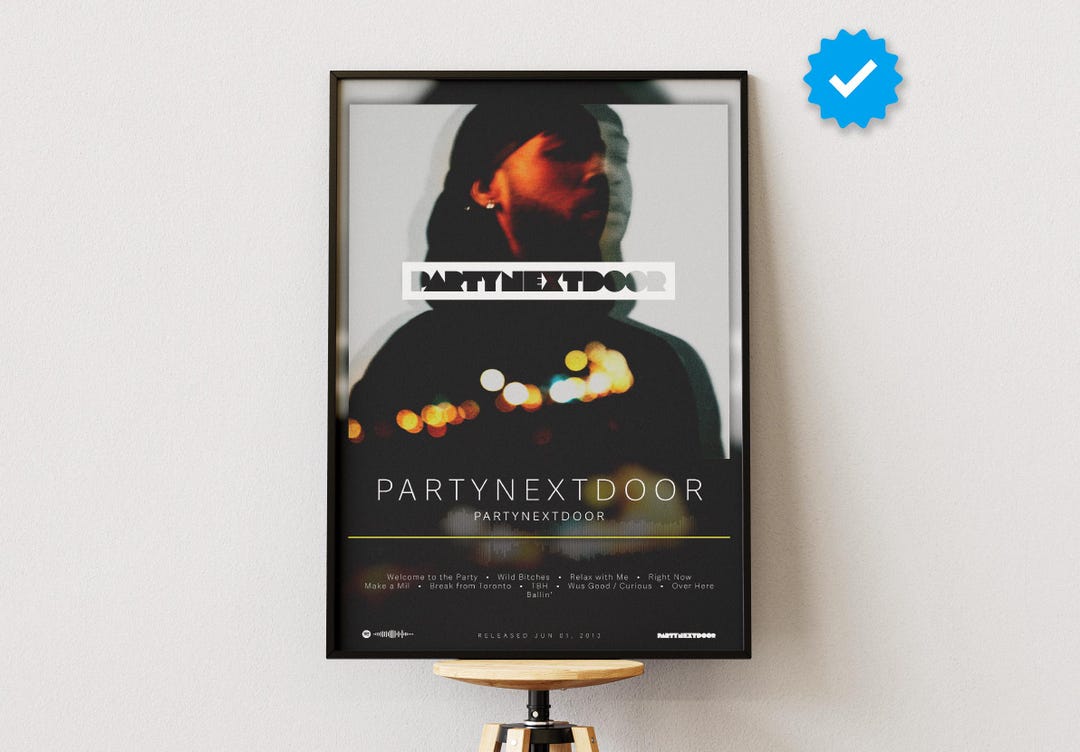 Partynextdoor Poster | Partynextdoor Print | Album Poster Prints | Wall ...