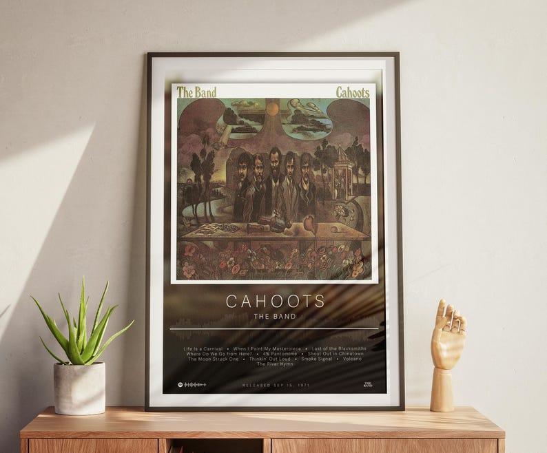 The Band Poster | Cahoots Poster | Album Poster Prints | Wall Decor ...
