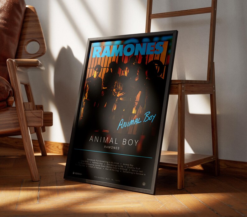 Ramones Poster | Animal Boy Poster | Album Poster Prints | Wall Decor ...