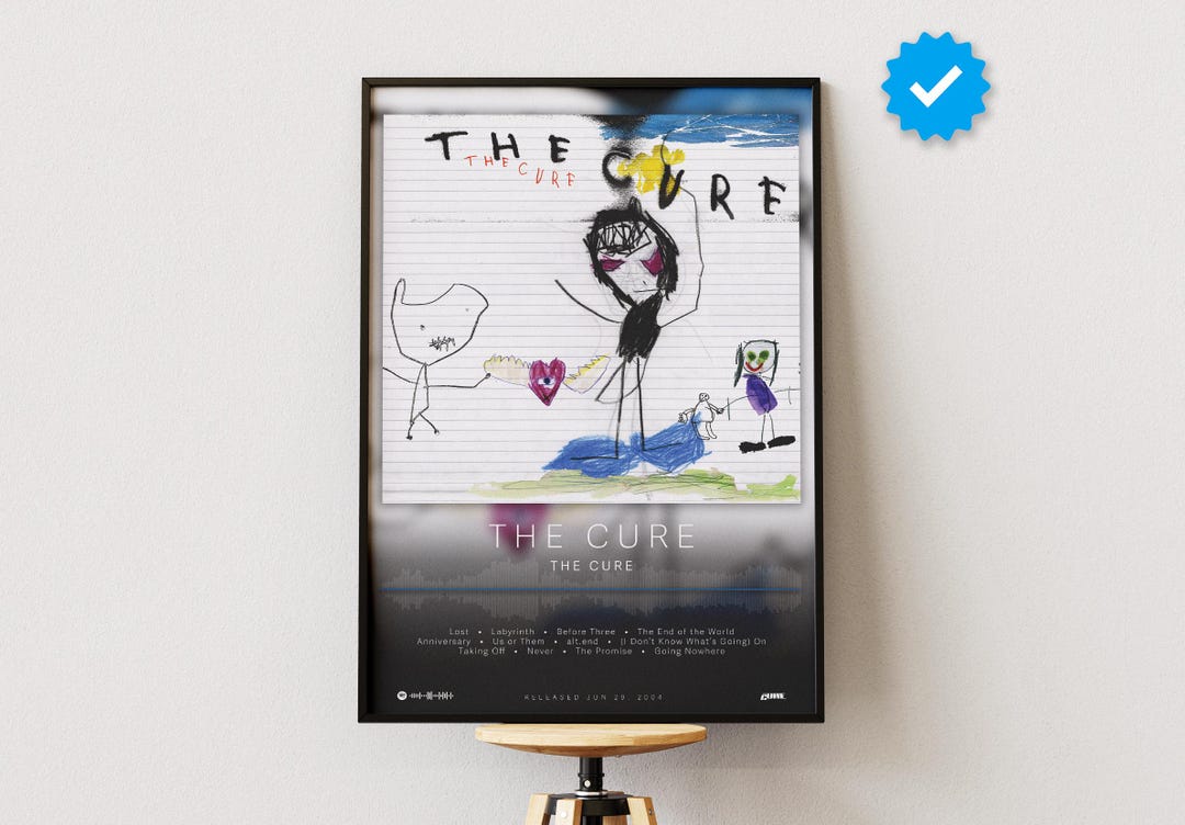 The Cure Poster | the Cure Print | Album Poster Prints | Wall Decor ...