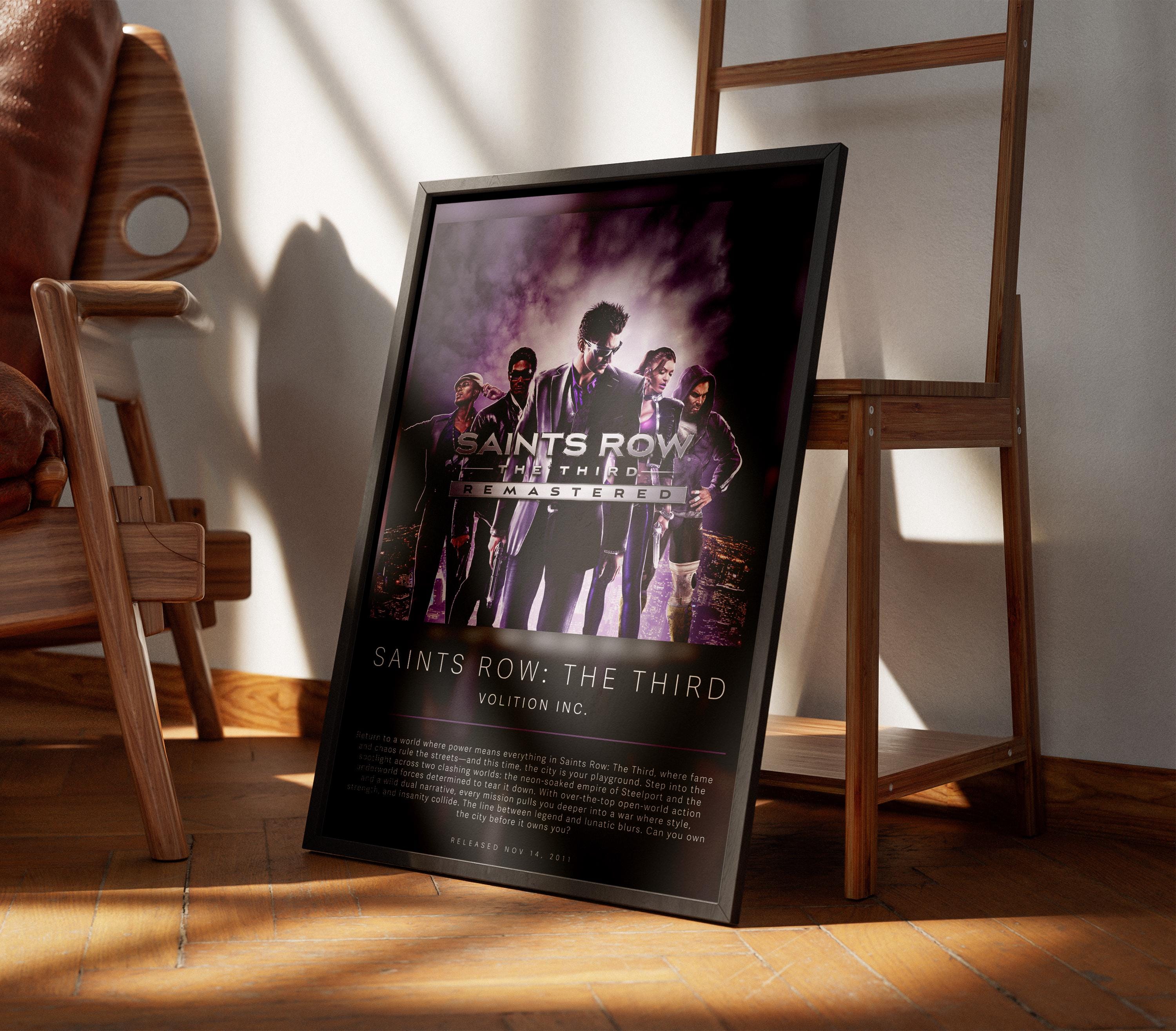 Saints Row: the Third Poster | Gaming Poster | Video Game Prints | Wall ...