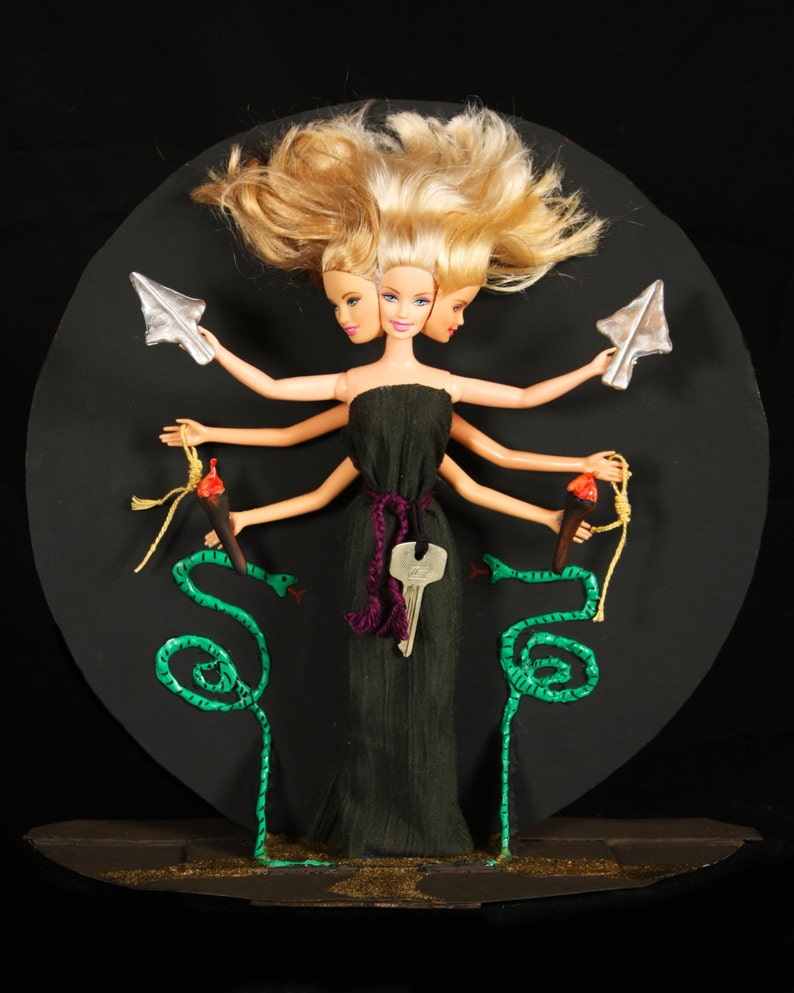 Digital Download Hekate Barbie Art Barbie Goddess Mythology Greek ...