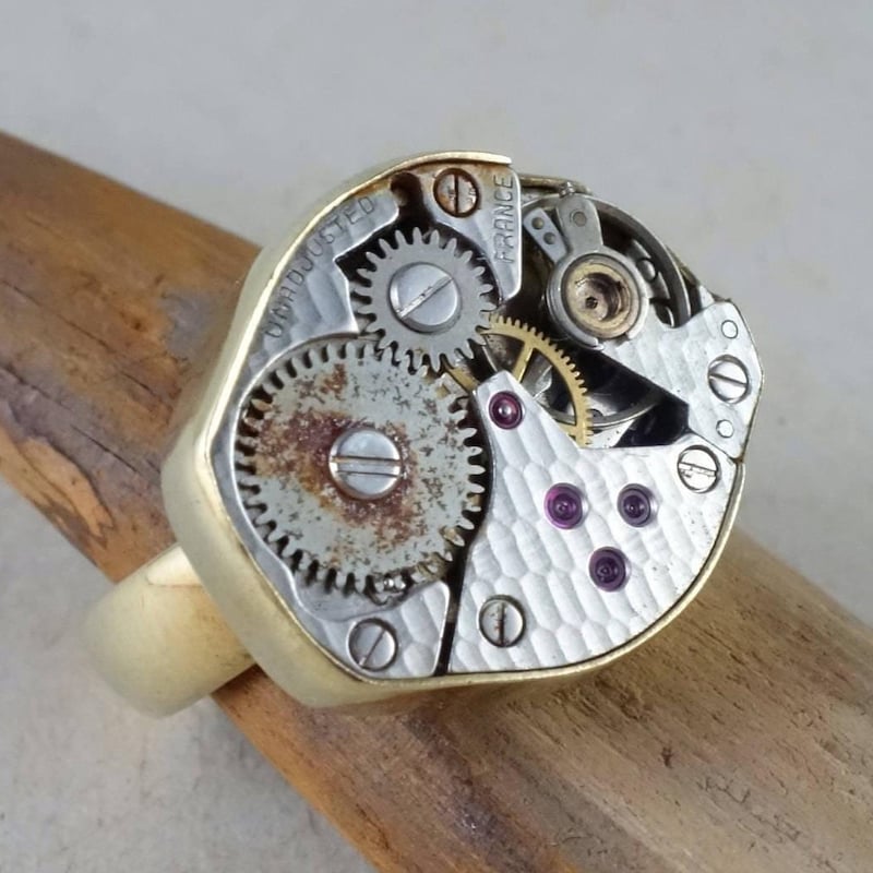 Watch Movement Ring - Etsy