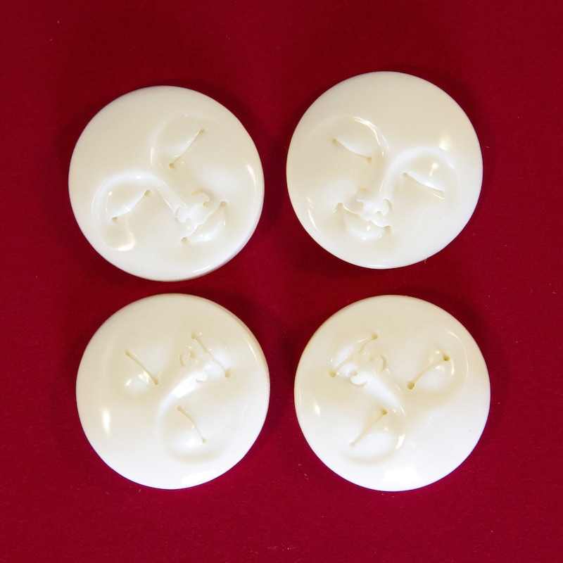 Hand Carved Bone Face - Etsy