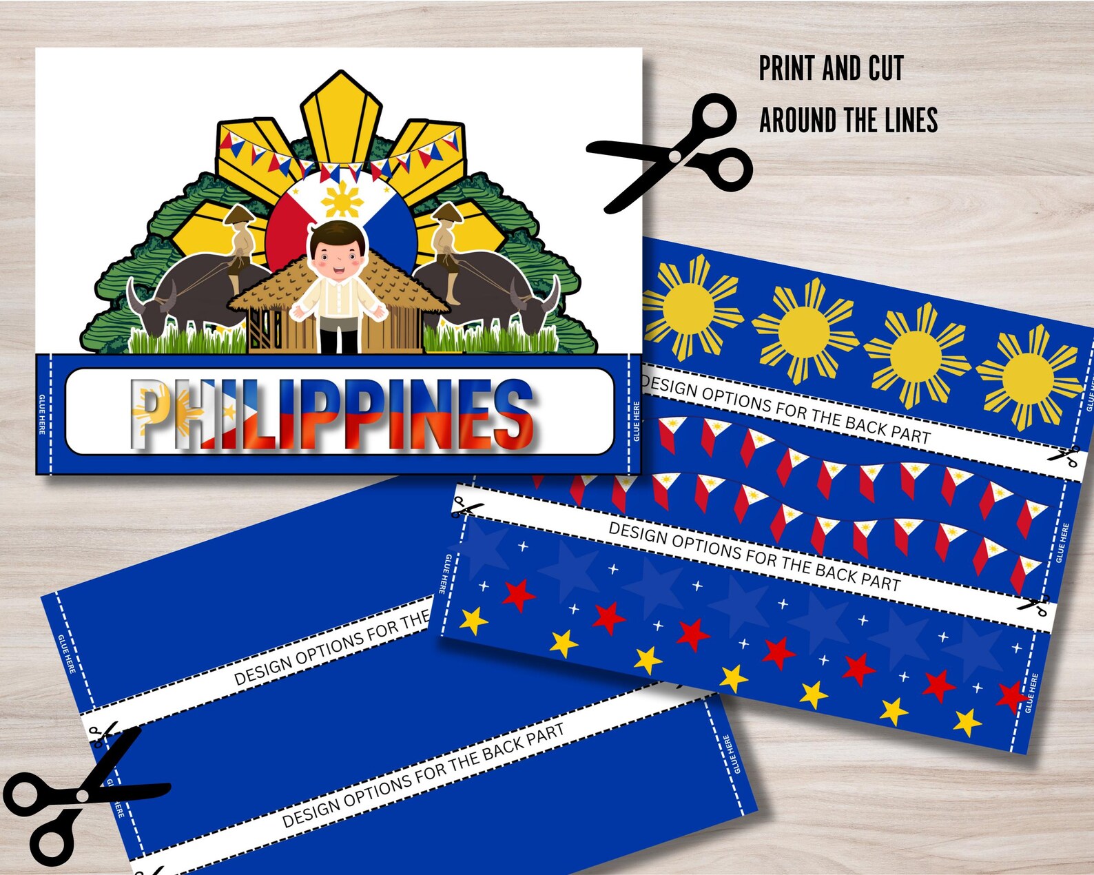 Buwan Ng Wika Headdress: Filipino Paper Crown (digital Download) - Etsy
