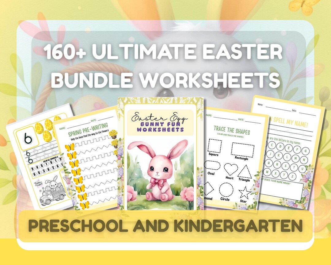 ULTIMATE EASTER BUNDLE Worksheets 160+ Pages | Printable Educational ...