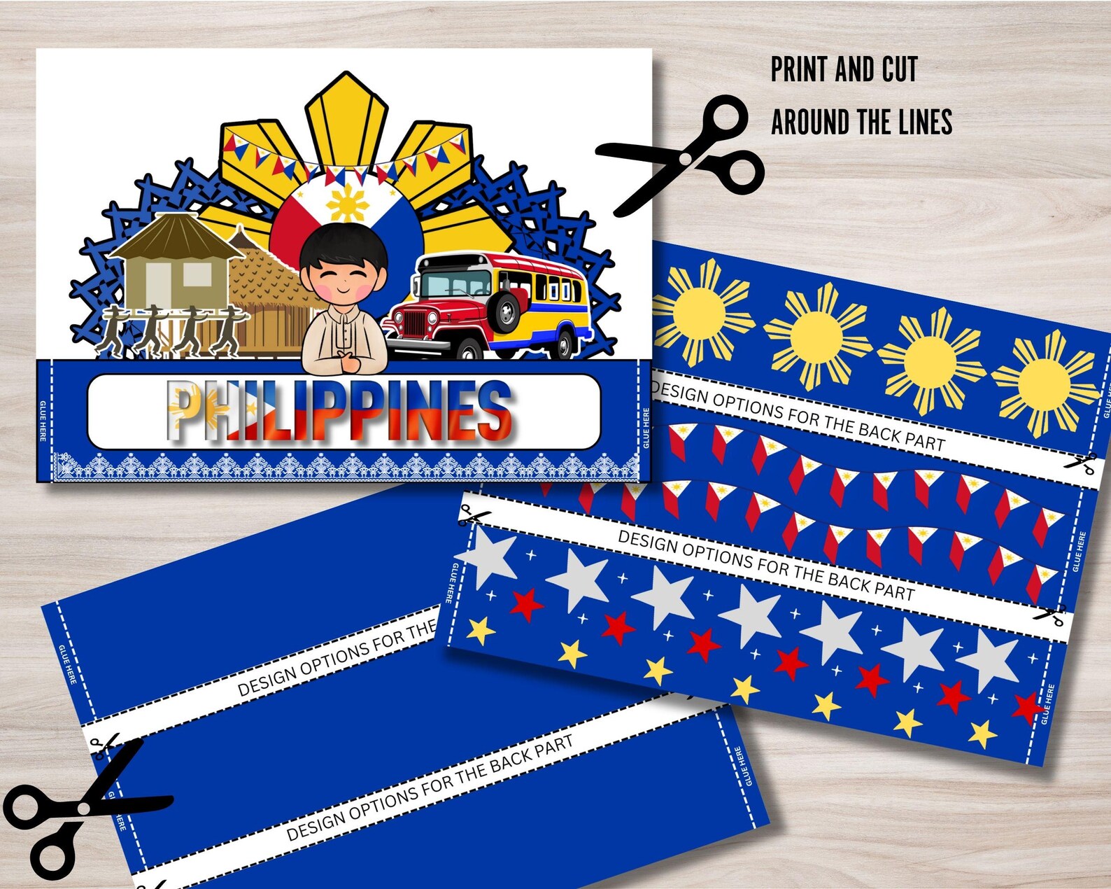 Buwan Ng Wika Headdress: Filipino Cultural Crown - Printable PDF - Etsy