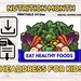 Nutrition Month Headdress: Printable Fruit & Veggie Crown Craft (PDF ...