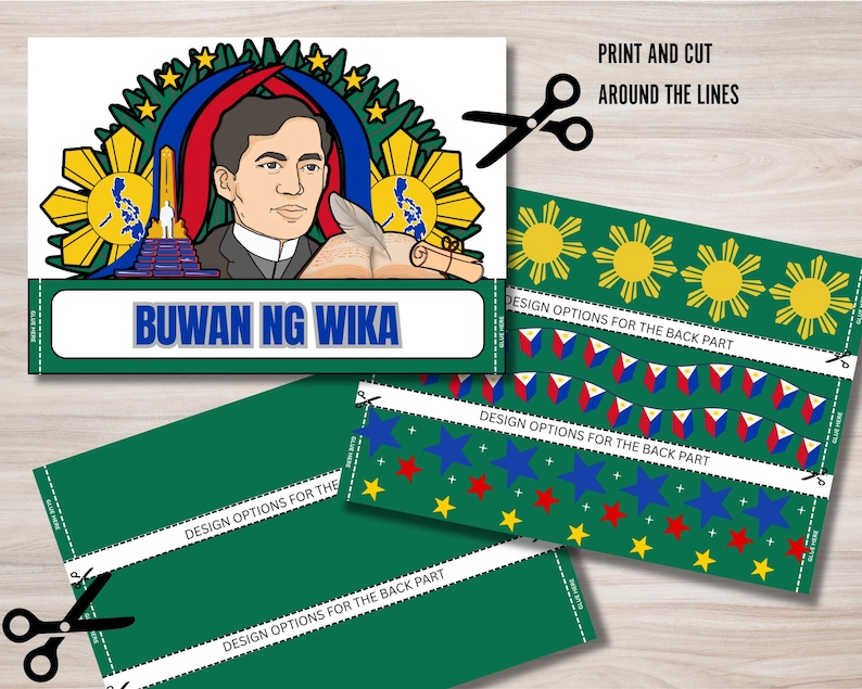 Buwan Ng Wika Headdress: Filipino Cultural Paper Crown (digital ...