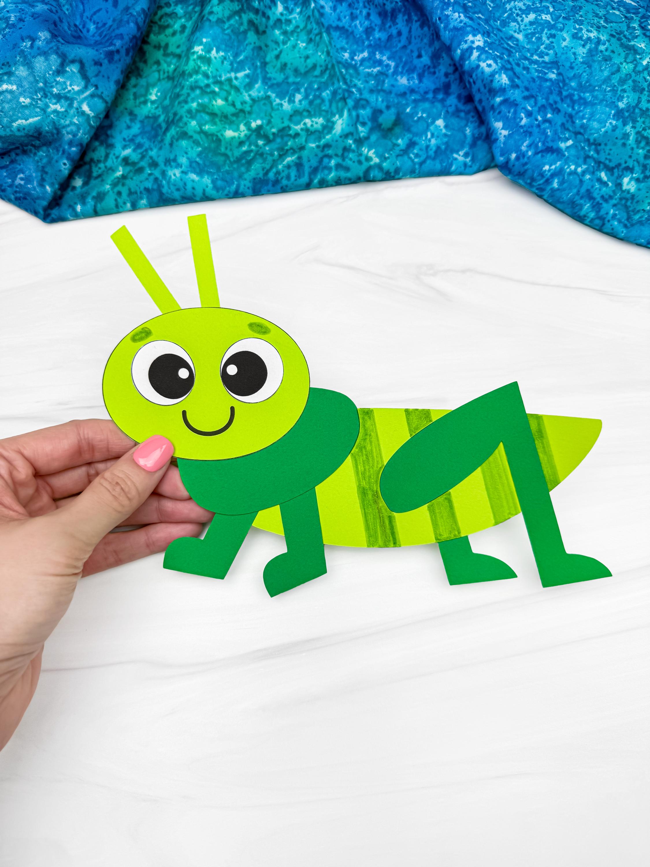 Grasshopper Craft for Kids Template | Early Learner Craft for Spring ...
