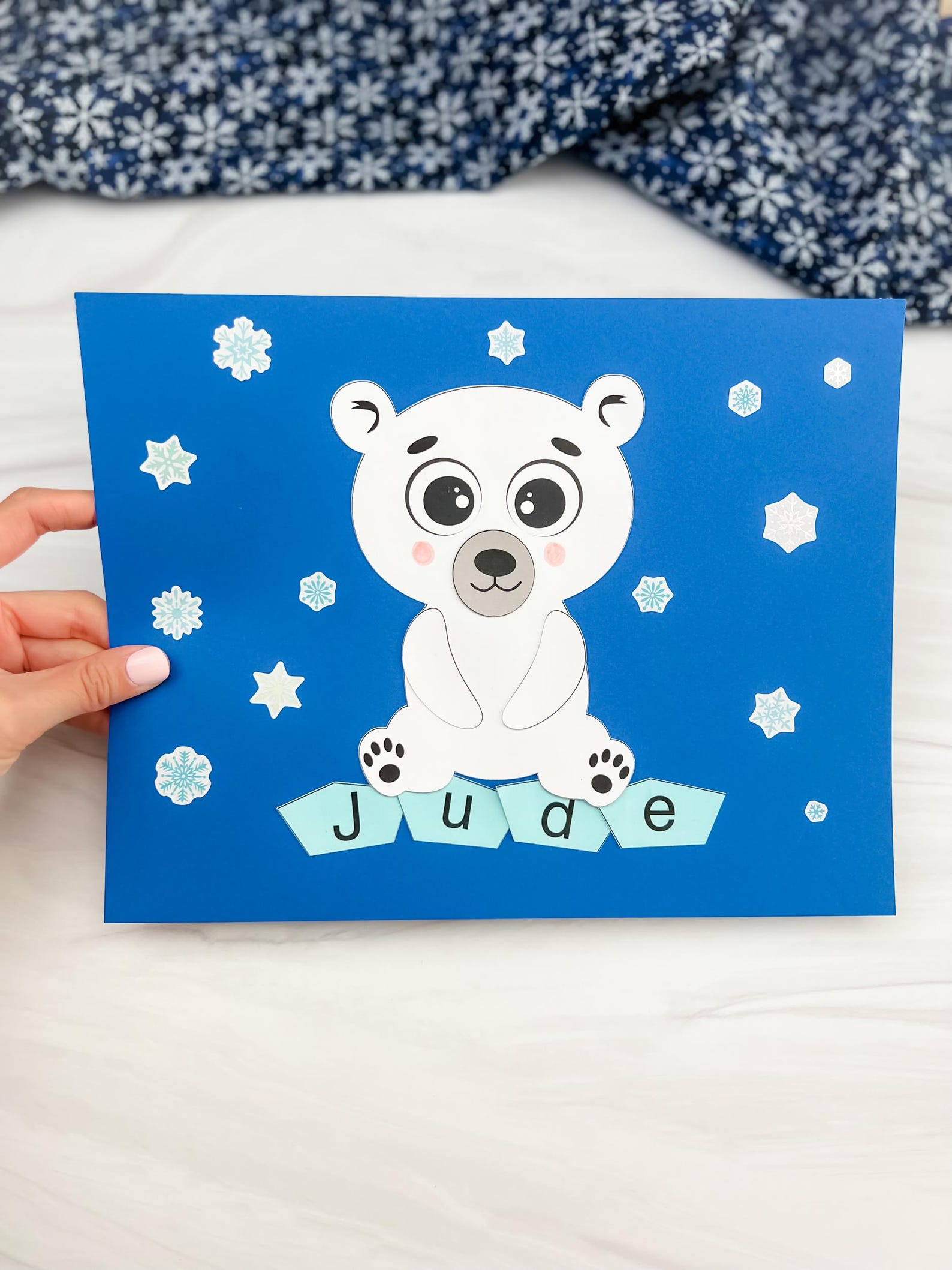 Polar Bear Name Project Template | Winter Literacy Activity | Printable ...