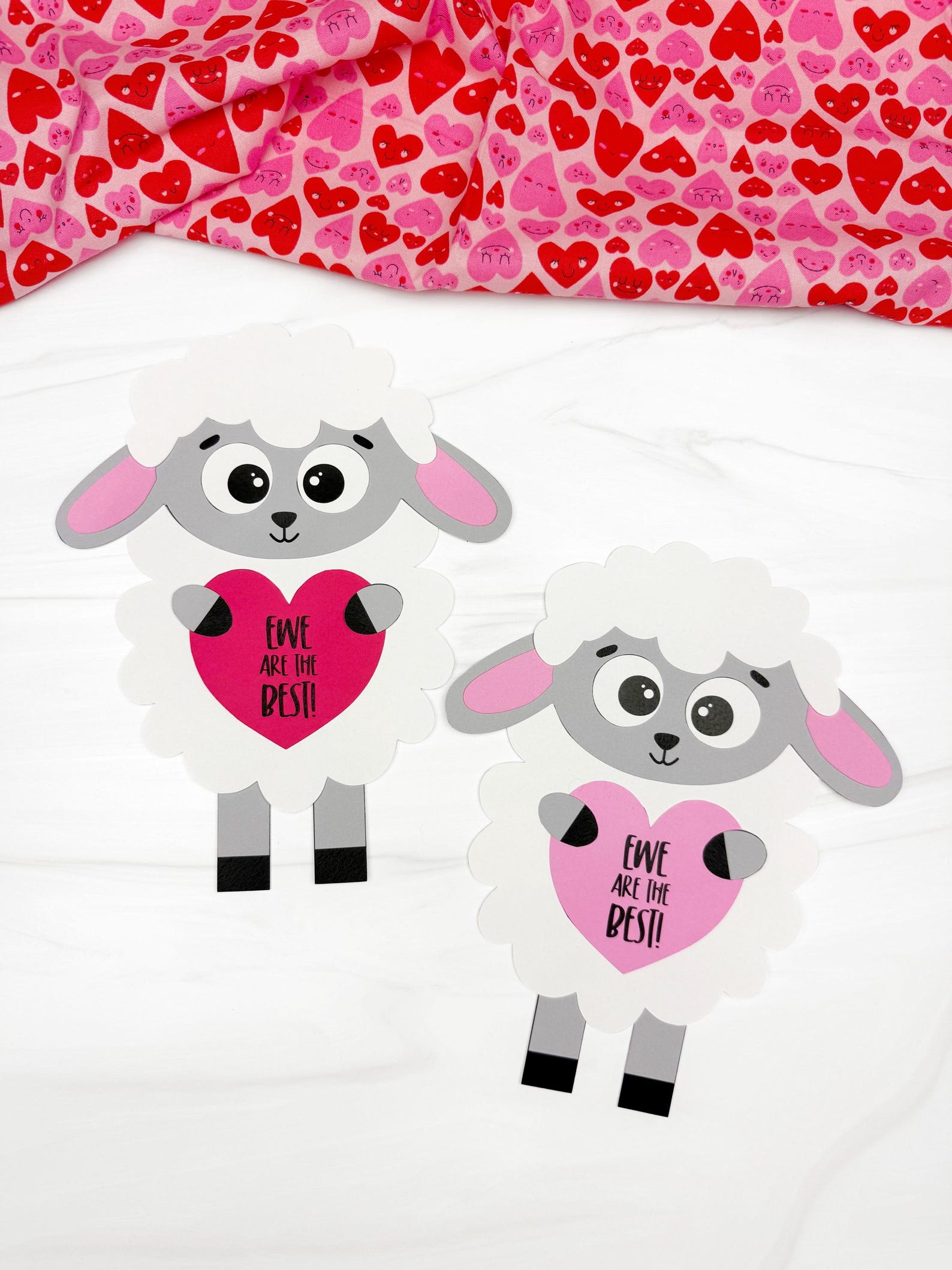 Sheep Valentine Craft Template | Easy Valentine Sheep Activity ...