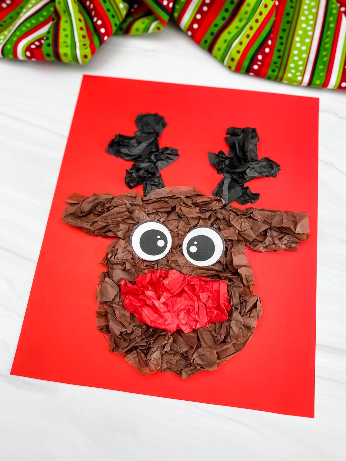 Reindeer Craft Template for Kids | Fine Motor Christmas Activity for ...