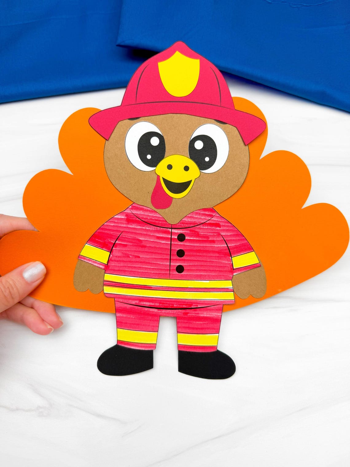 Disguise Your Turkey as A Firefighter Template | Kids Thanksgiving ...