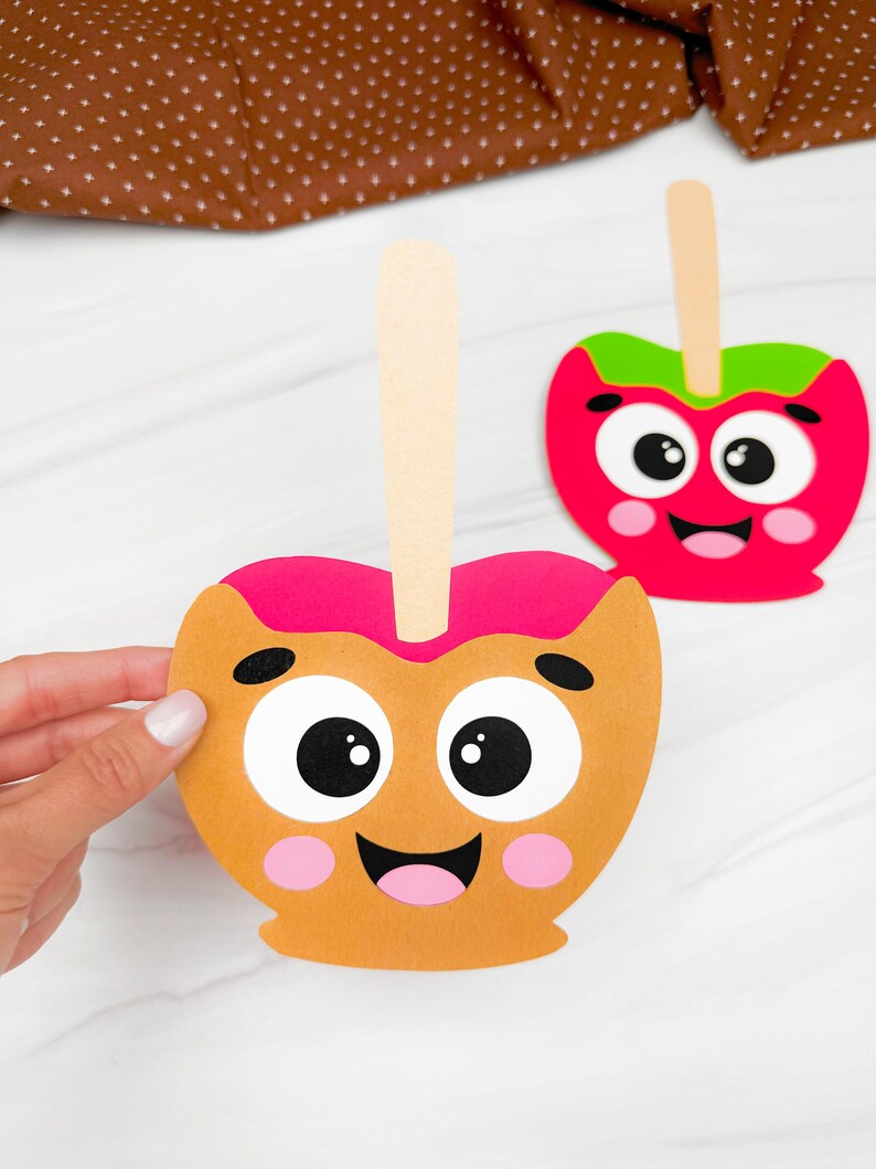 Candy Apple Craft Template | Printable Fall & Halloween Activity for ...