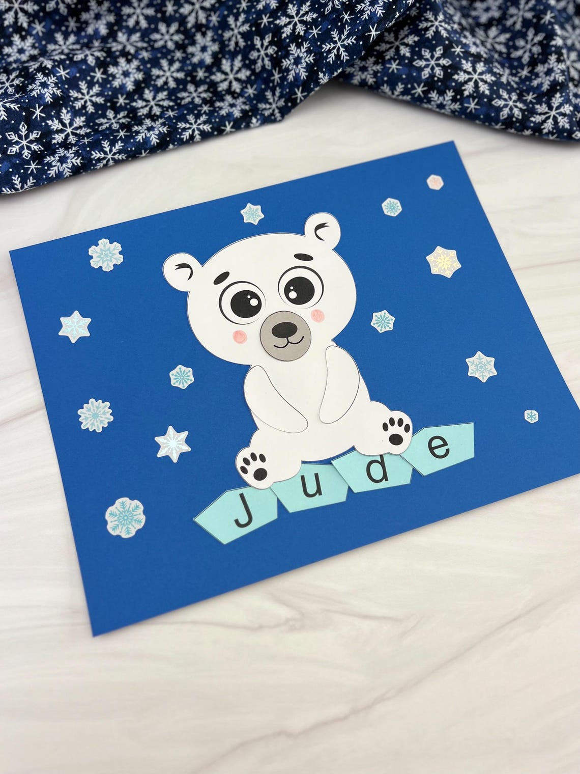 Polar Bear Name Project Template | Winter Literacy Activity | Printable ...