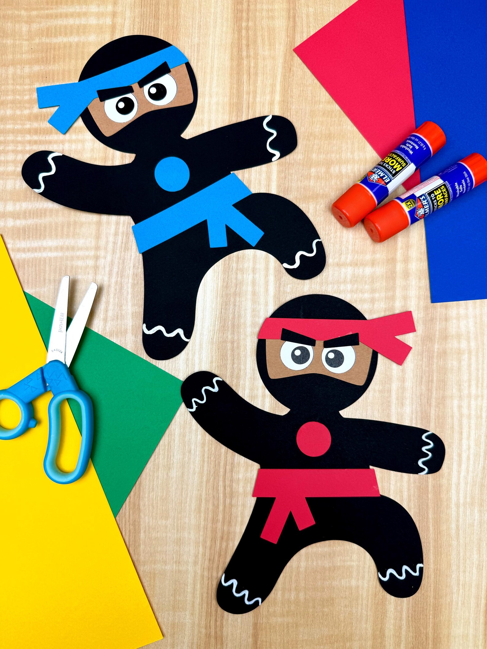 Ninja Gingerbread Man Disguise Craft Template | Christmas Hide the ...
