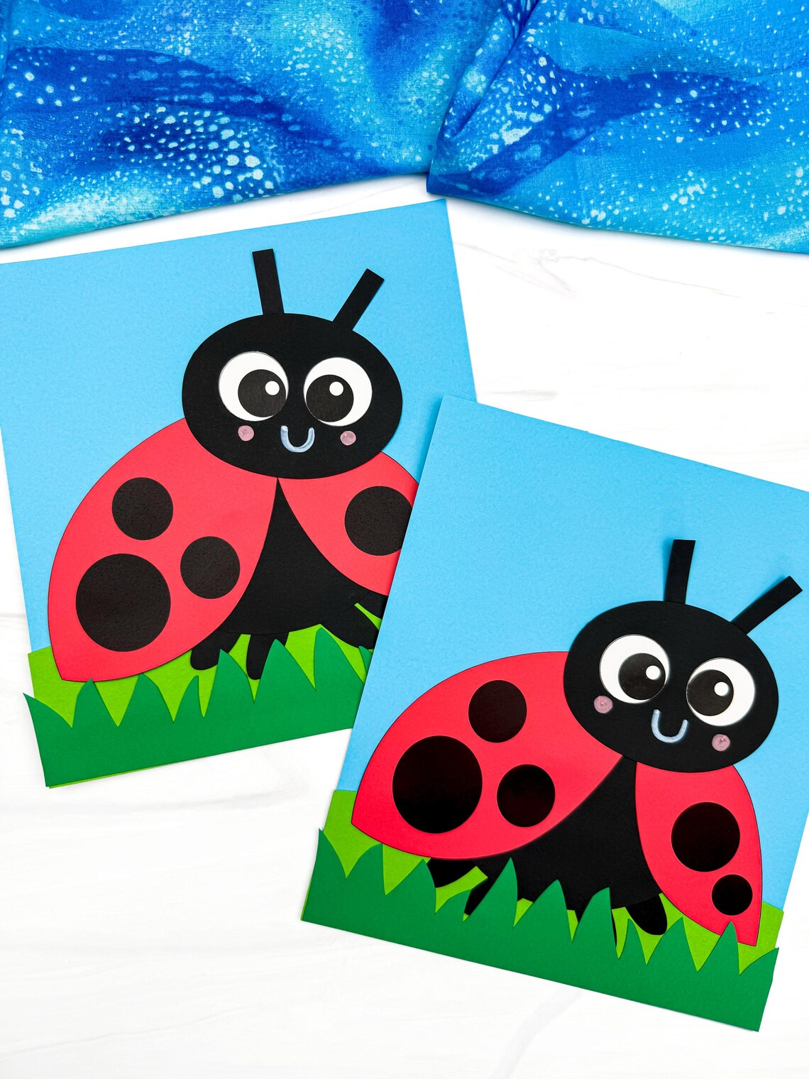 Ladybug Paper Craft Template | Insect Unit Craft | Nature Lesson Craft ...