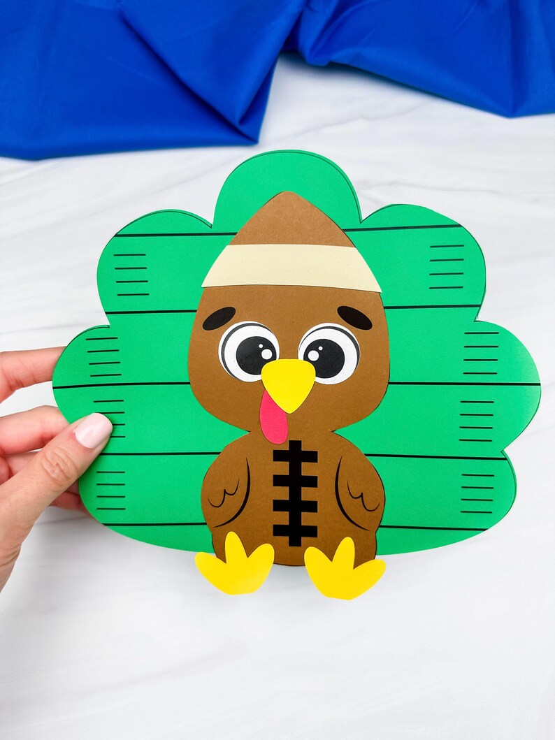 Football Turkey Disguise Craft | Kids Hide the Turkey Project for ...