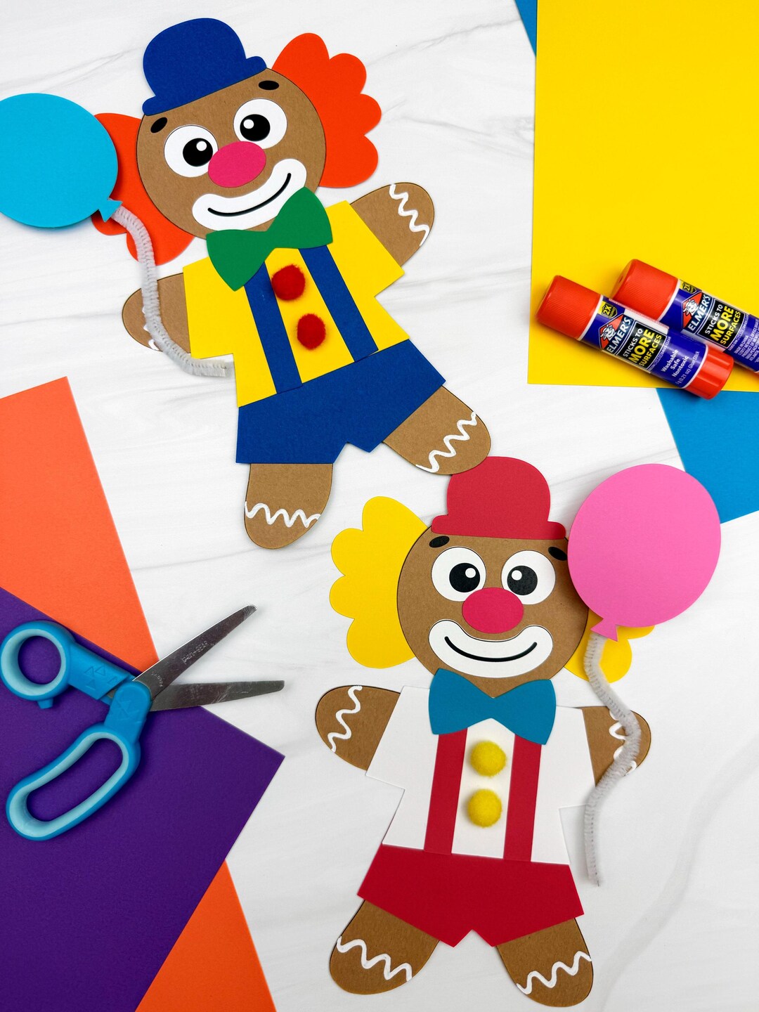 Clown Gingerbread Man Disguise Project PDF | Hide A Gingerbread Costume ...