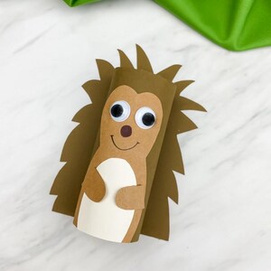 Hedgehog Toilet Roll Craft for Kids | Printable Fall or Forest Animal ...